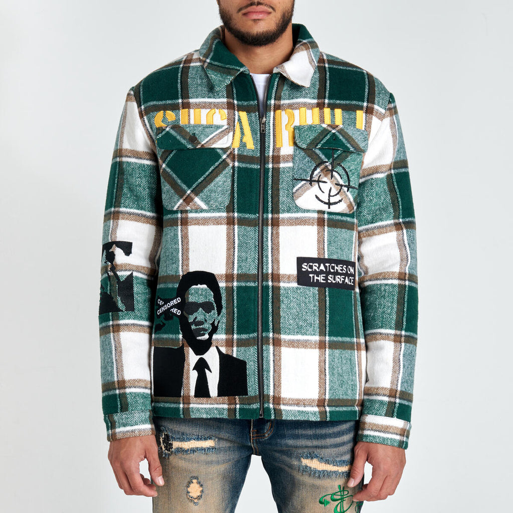 Scratch Woven Jacket - Green up – Todays Man Store