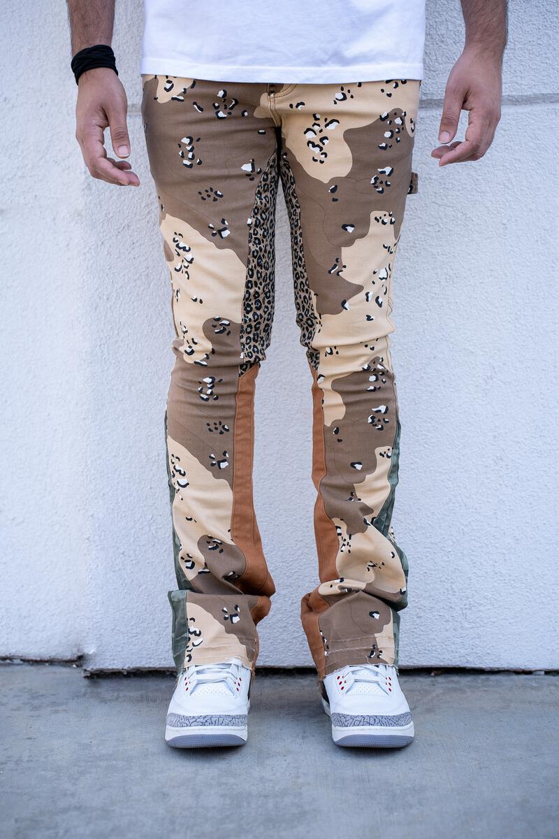 Bizcocho Camo Stacked Premium Denim Jeans - Camo – Todays Man Store