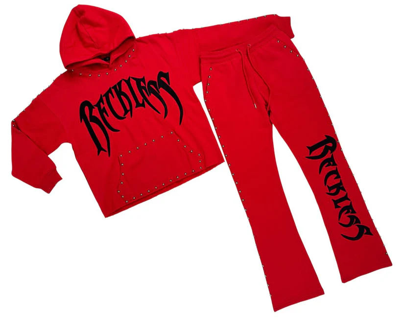 Focus Reckless Stacked Kids Set (Red) – Todays Man Store