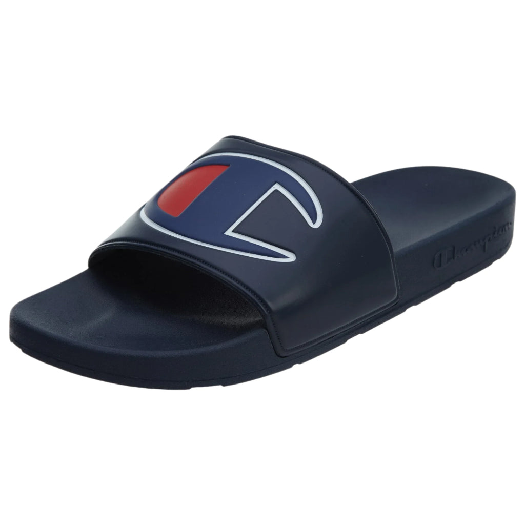 Champion Mens Slides Sandals Flip Flops - Navy – Todays Man Store