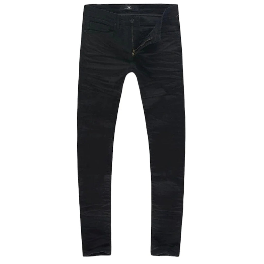Sean Slim Tapered Plain Denim Jeans - Black – Todays Man Store