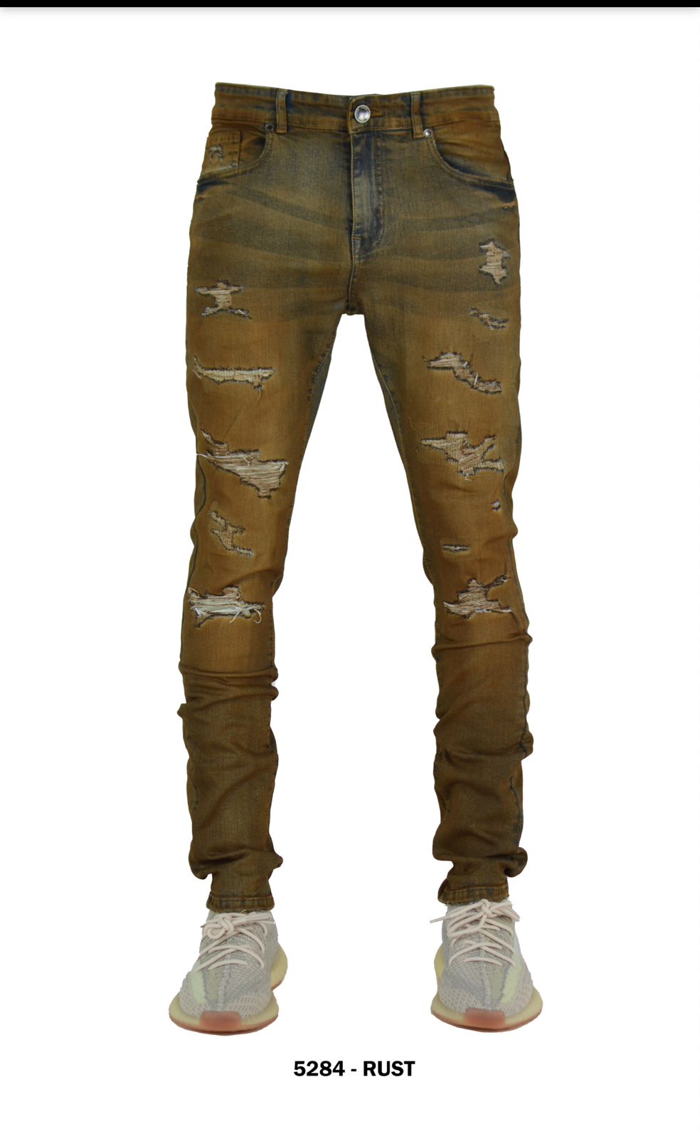 Rip & Rep Air Distressed Denim - Rust Wash – Todays Man Store