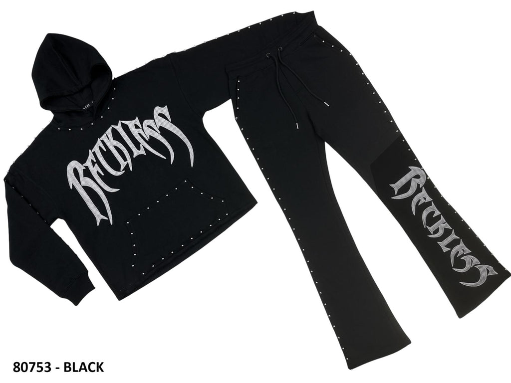 Focus Reckless Stacked Kids Set (Black) – Todays Man Store