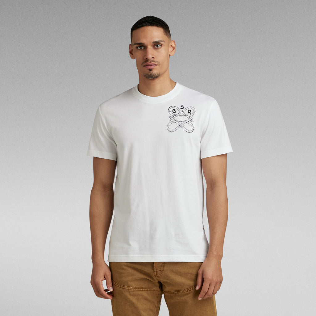 Puff Print Back Graphic T-Shirt - White – Todays Man Store