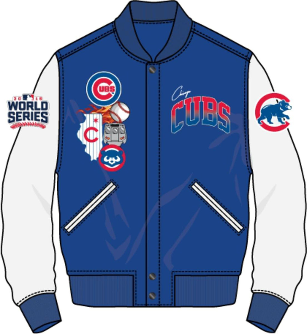 Pro Standard (LCC634474) - Chicago Cubs Home Town Wool Varsity Jacket ...
