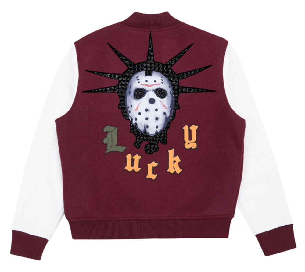 Roku Studio - 2022 Lucky Ghost Town Varsity Jacket - Wine White - RK64 ...