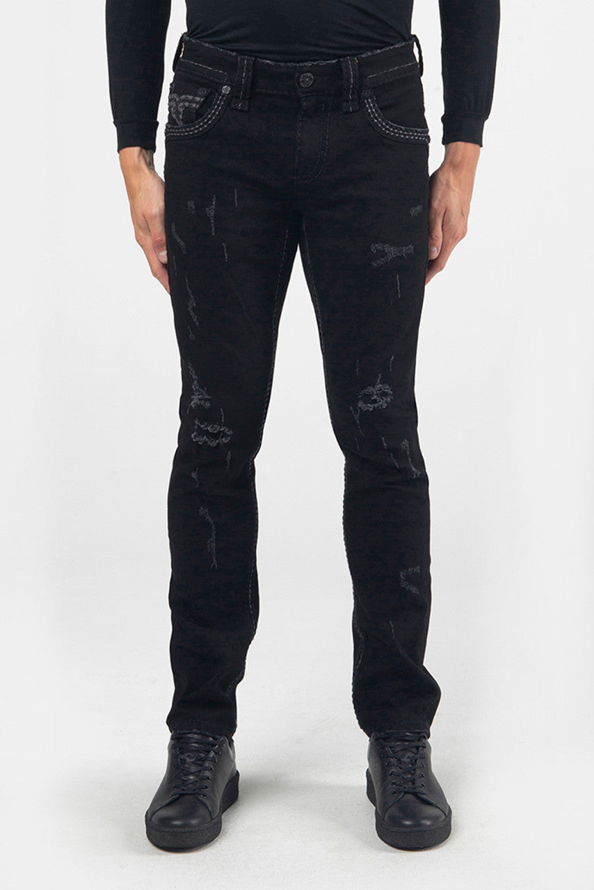 Rock Revival (A200R) - Andie Alt Straight Jeans - Black – Todays Man Store