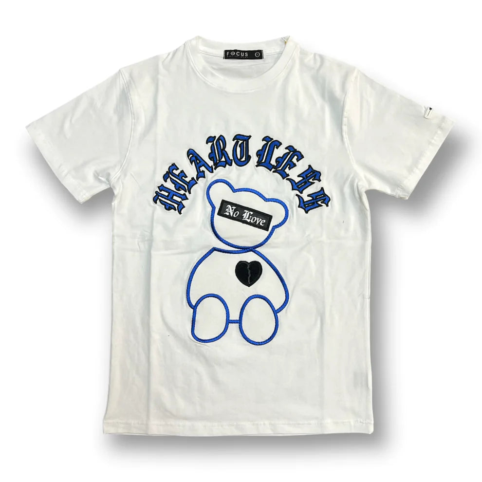 Focus "Heartless" No Love Tee-White – Todays Man Store