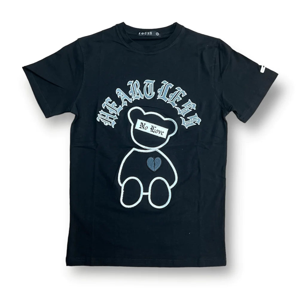 Focus "Heartless" No Love Tee-Black – Todays Man Store